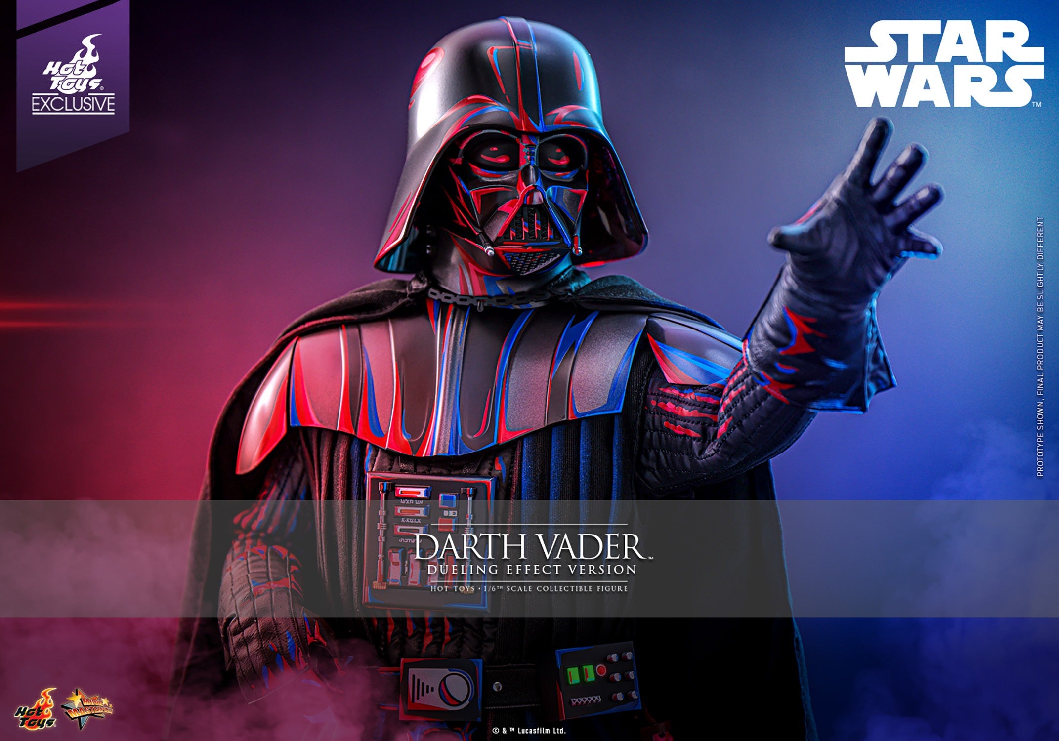 Darth Vader Dueling Effect Sixth Scale Figure | Star Wars Collectible ...