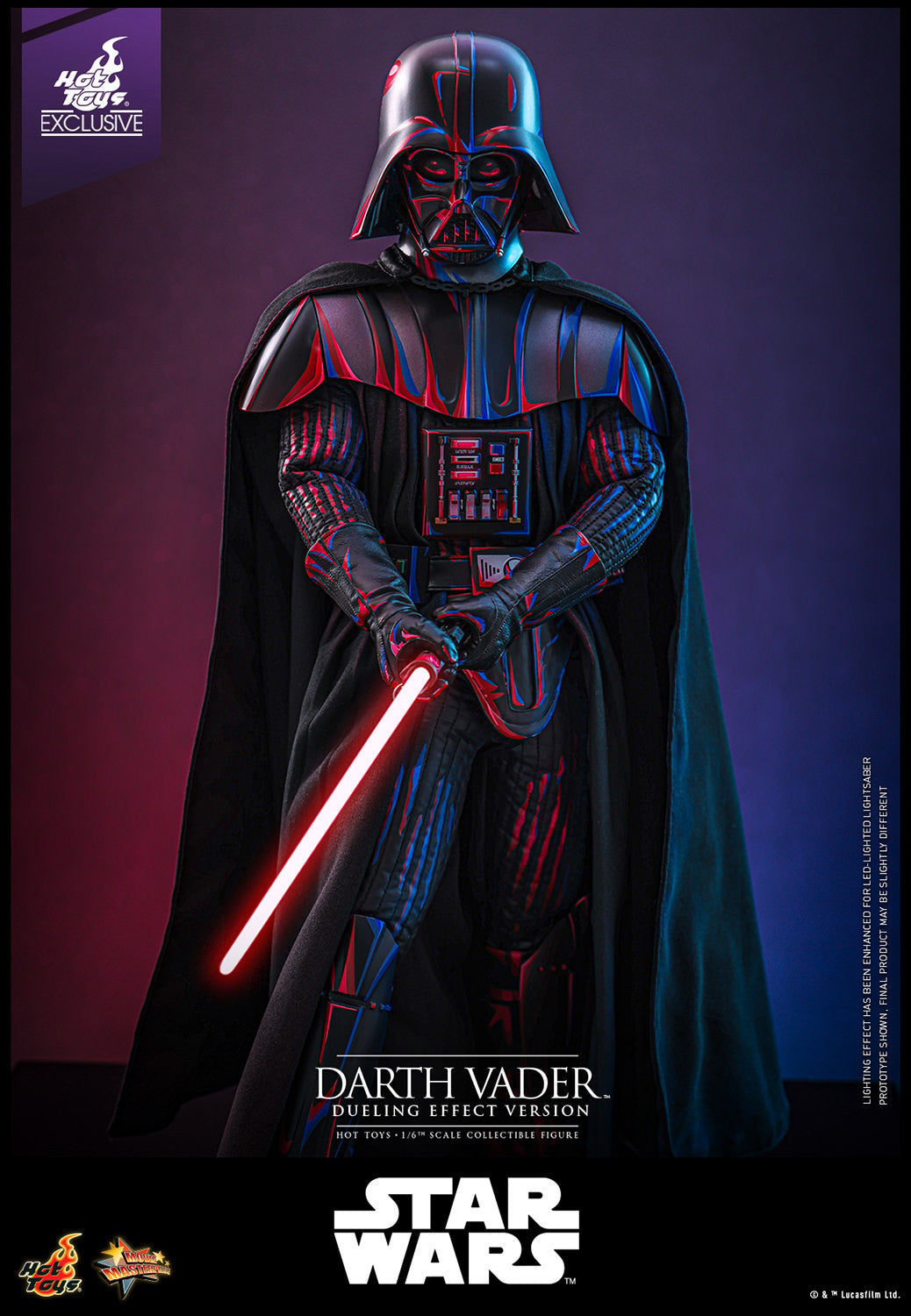 Darth Vader Dueling Effect Sixth Scale Figure | Star Wars Collectible ...