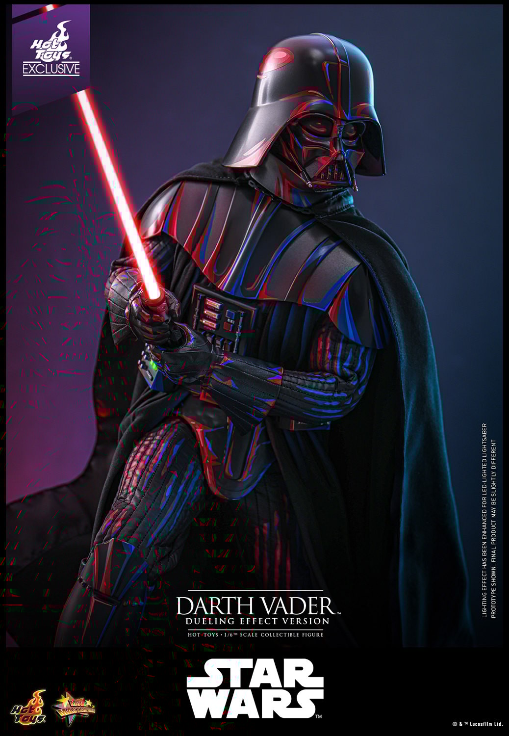 Darth Vader Dueling Effect Sixth Scale Figure | Star Wars Collectible ...