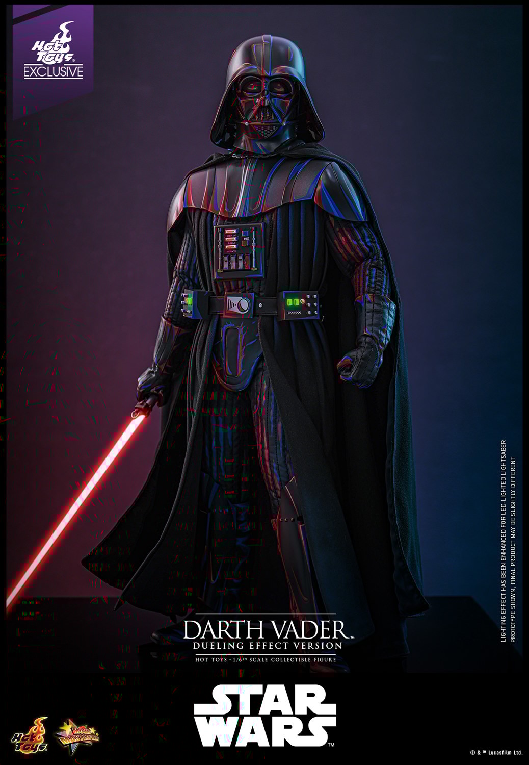 Darth Vader Dueling Effect Sixth Scale Figure | Star Wars Collectible ...